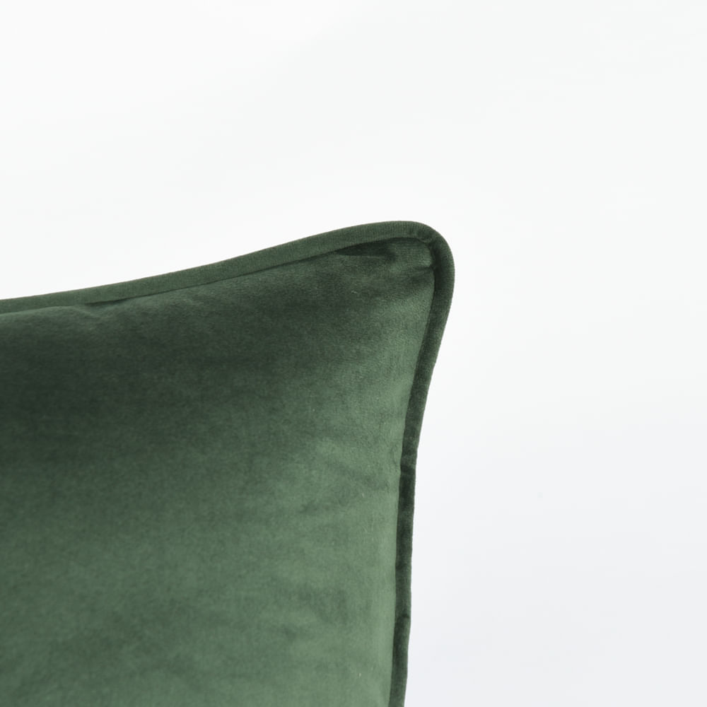 Almofada Veludo Verde Musgo - Charada